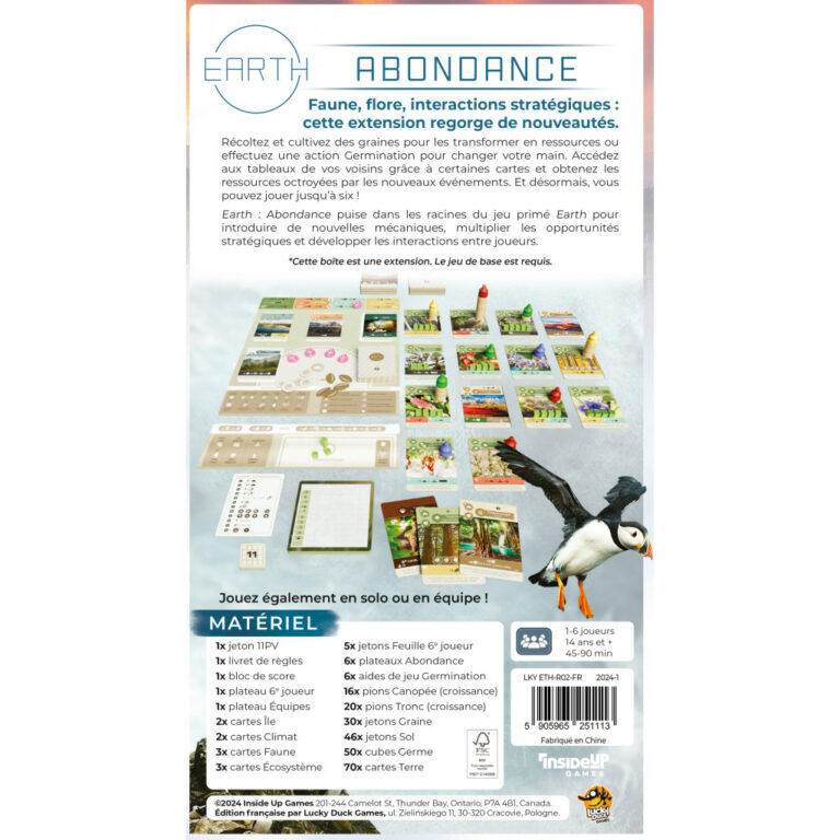 Earth: Abondance – Vindjeu
